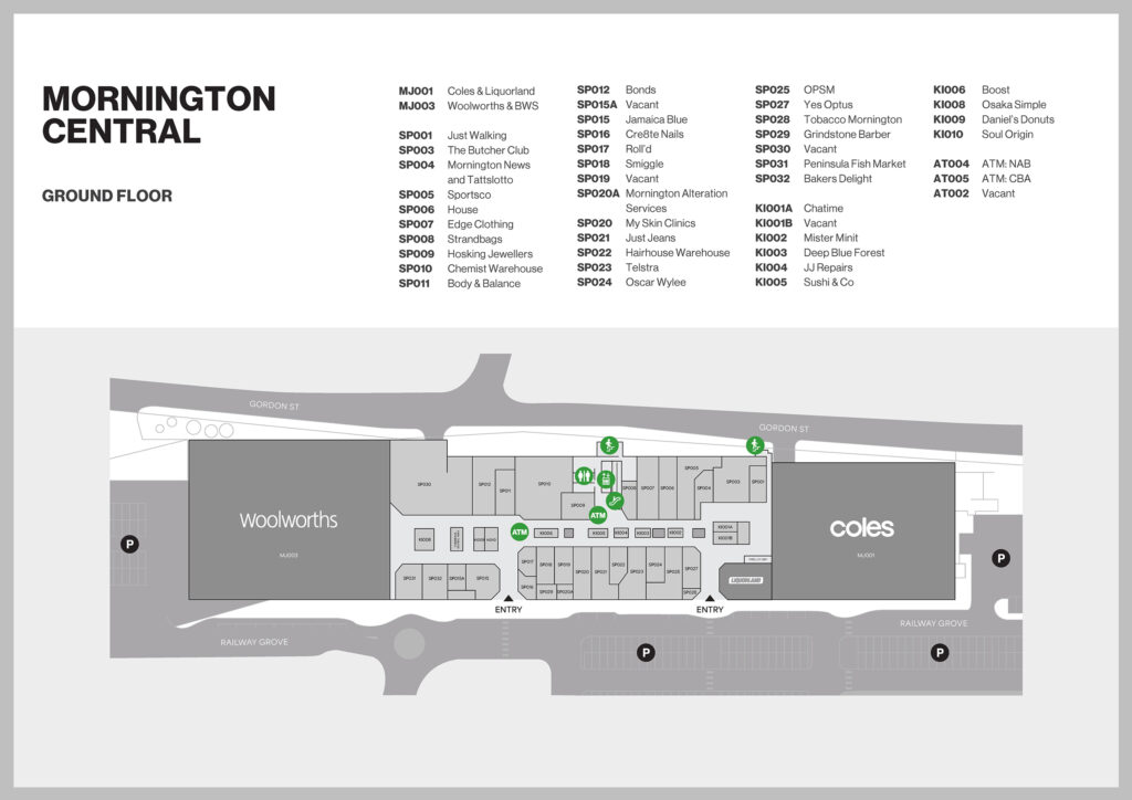 Centre Plan - Mornington Central